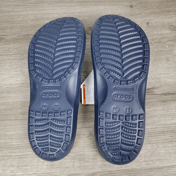 CROCS | Shoes | Mens Crocs Navy Blue Flip Flops | Poshmark